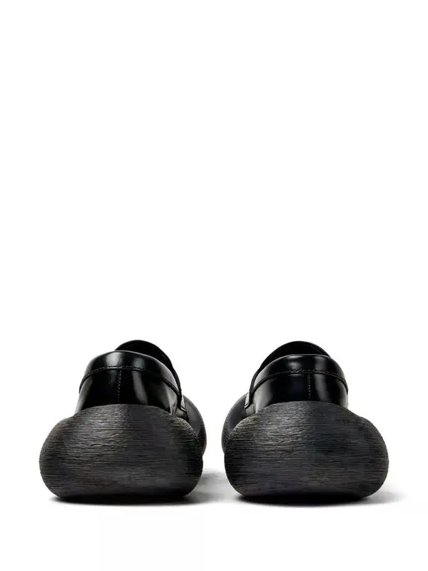 Camper Caramba Leather Loafers - Black