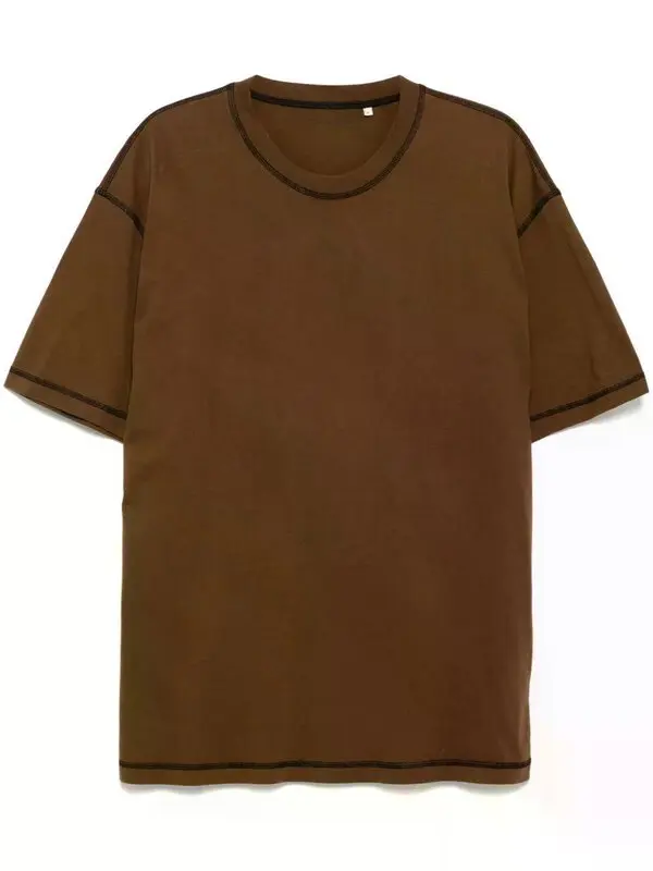 SUNFLOWER Contrast-stitching T-shirt