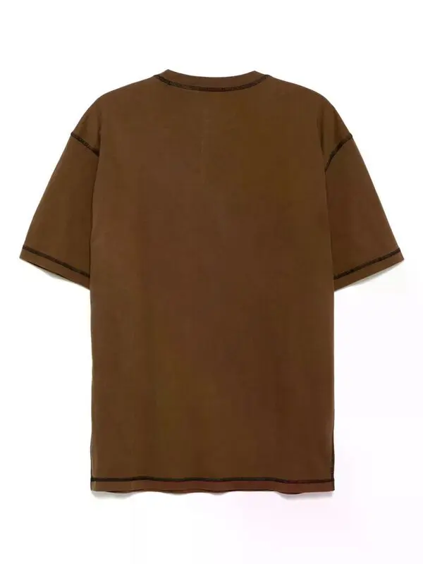 SUNFLOWER Contrast-stitching T-shirt