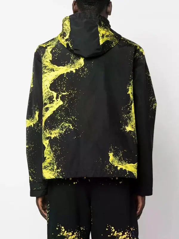 PLEIN SPORT Graphic-print Zip-up Hooded Jacket