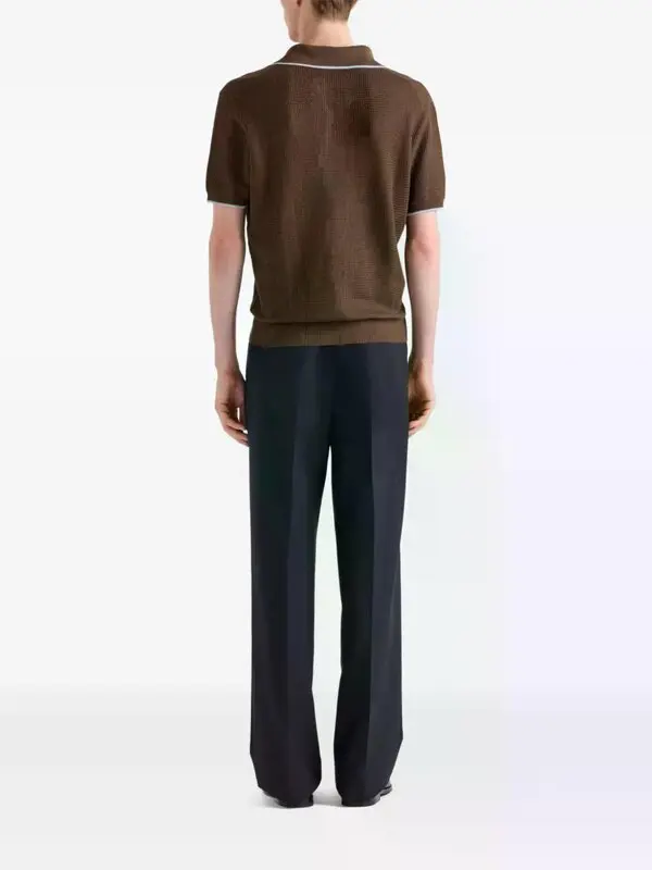 Prada Contrast-trim T-shirt