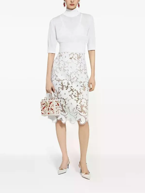 Dolce & Gabbana Cropped Turtleneck Sweater