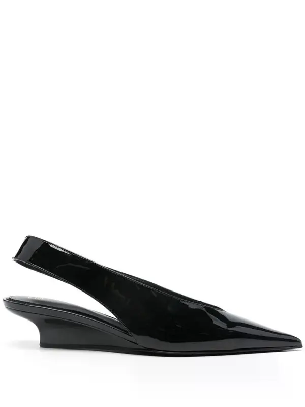 TOTEME 35mm Wedge-heel Slingback Pumps