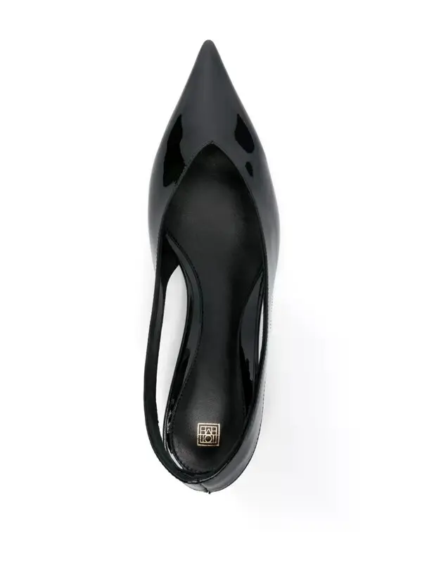 TOTEME 35mm Wedge-heel Slingback Pumps