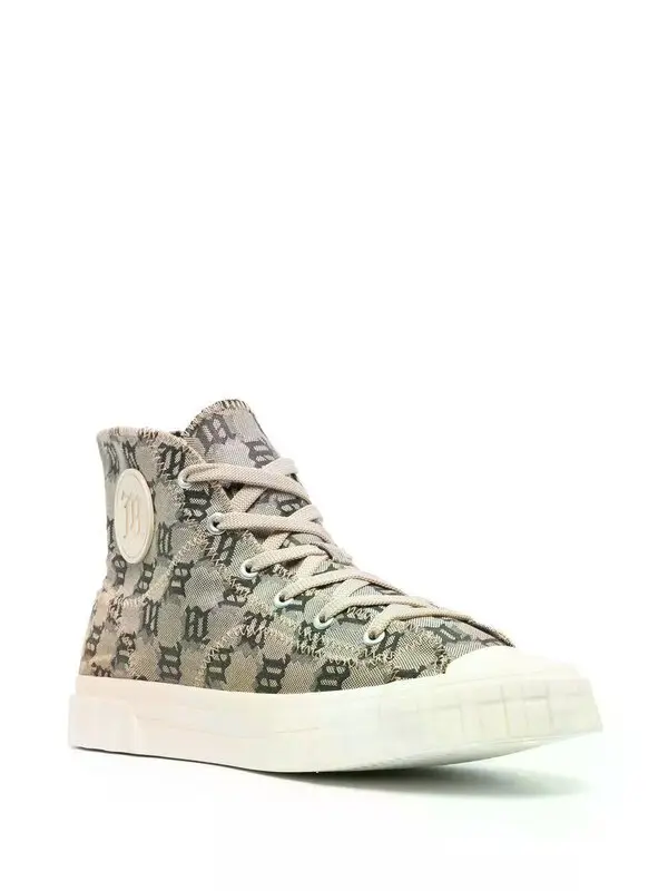 MISBHV Monogram High-top Sneakers - Neutrals
