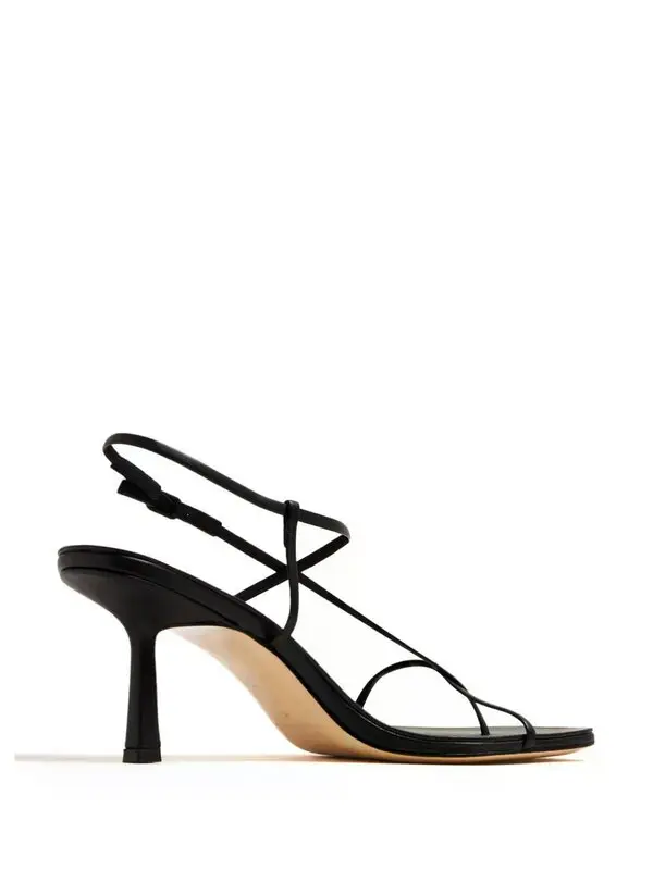 Studio Amelia 70mm Cross Front Sandals - Black