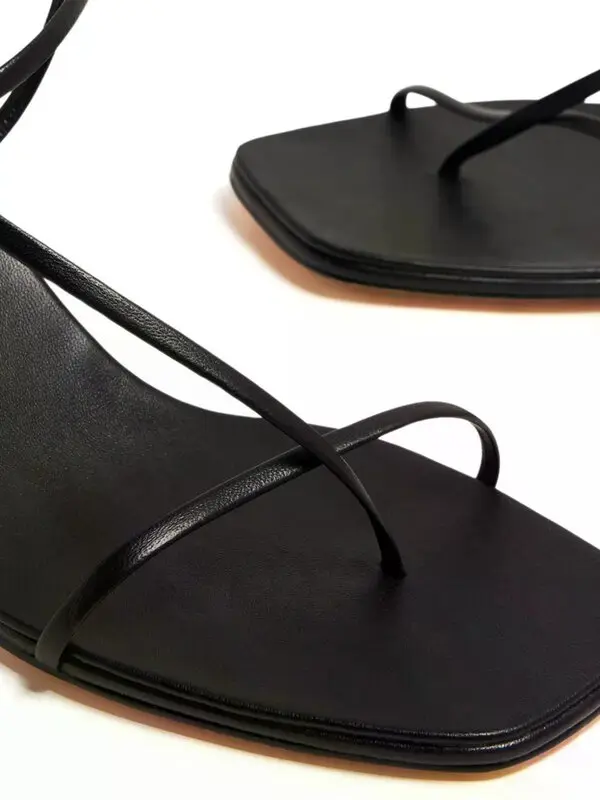 Studio Amelia 70mm Cross Front Sandals - Black
