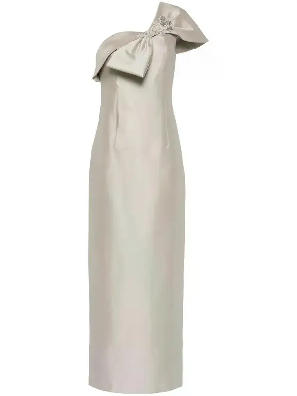 Sachin & Babi Ines One-shoulder Gown With Bow