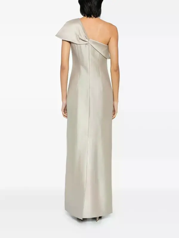 Sachin & Babi Ines One-shoulder Gown With Bow