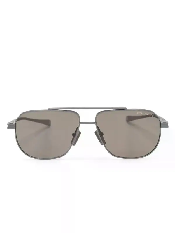 Dita Navigator-frame Sunglasses - Grey
