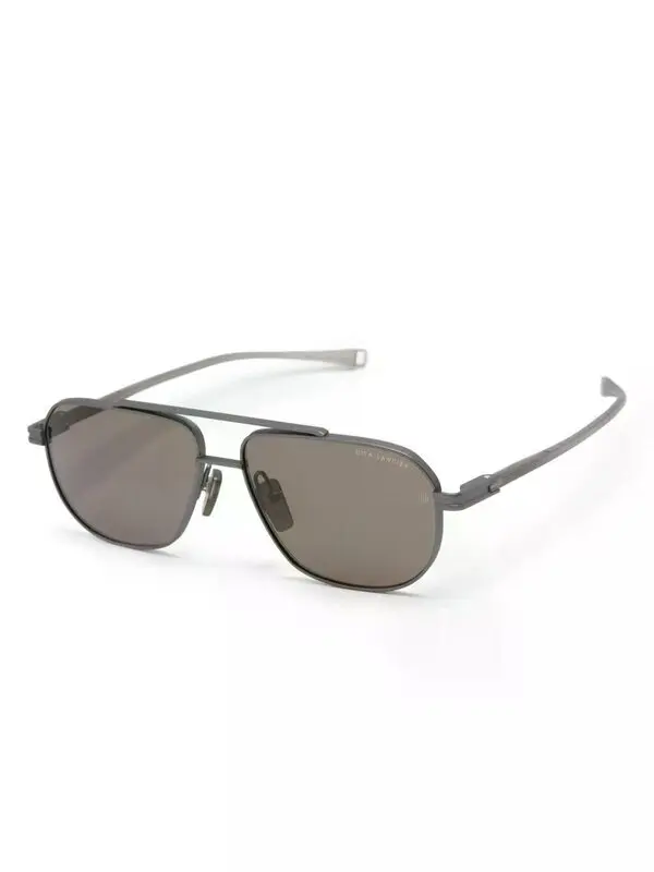 Dita Navigator-frame Sunglasses - Grey