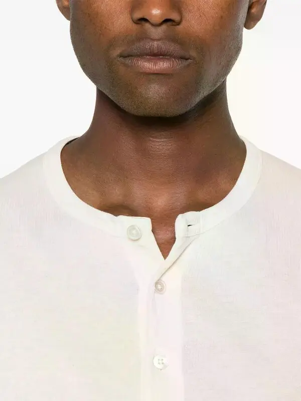 TOM FORD Fine-ribbed Henley Top