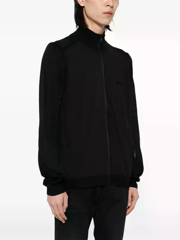 BOSS Logo-print Jacket - Black