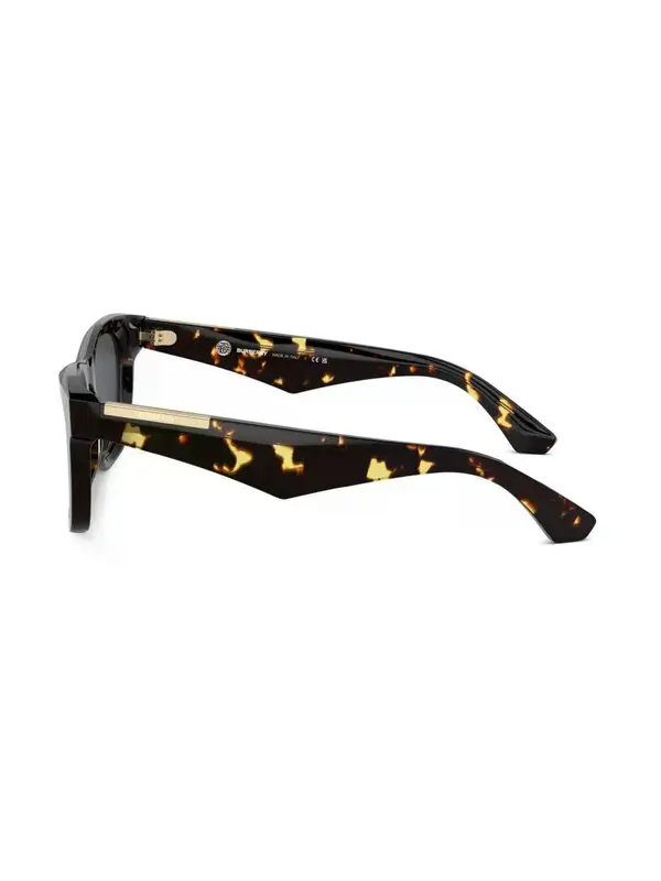 Burberry Tortoiseshell-effect Square-frame Sunglasses - Brown