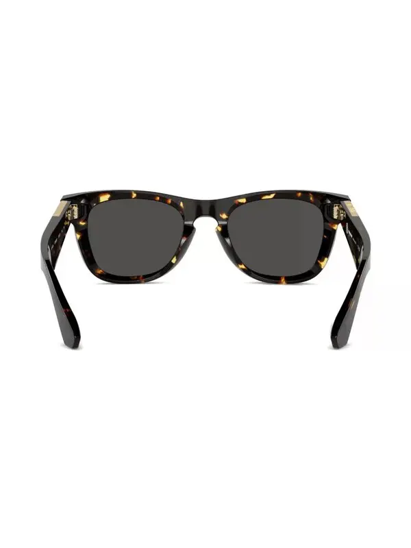 Burberry Tortoiseshell-effect Square-frame Sunglasses - Brown