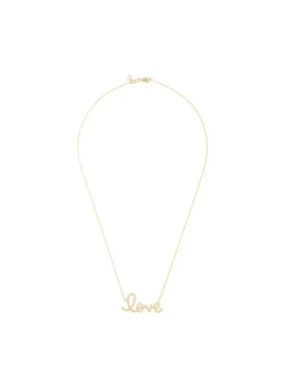 SYDNEY EVAN 14kt Yellow Love Diamond Necklace - Gold