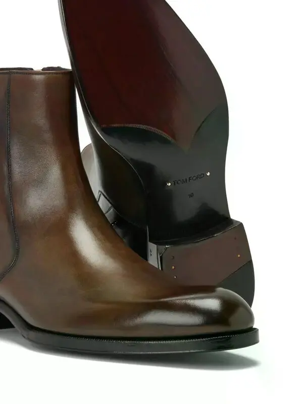 TOM FORD Leather Ankle Boots