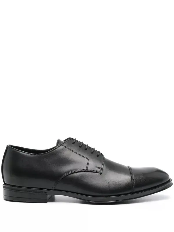 Canali Leather Derby Shoes