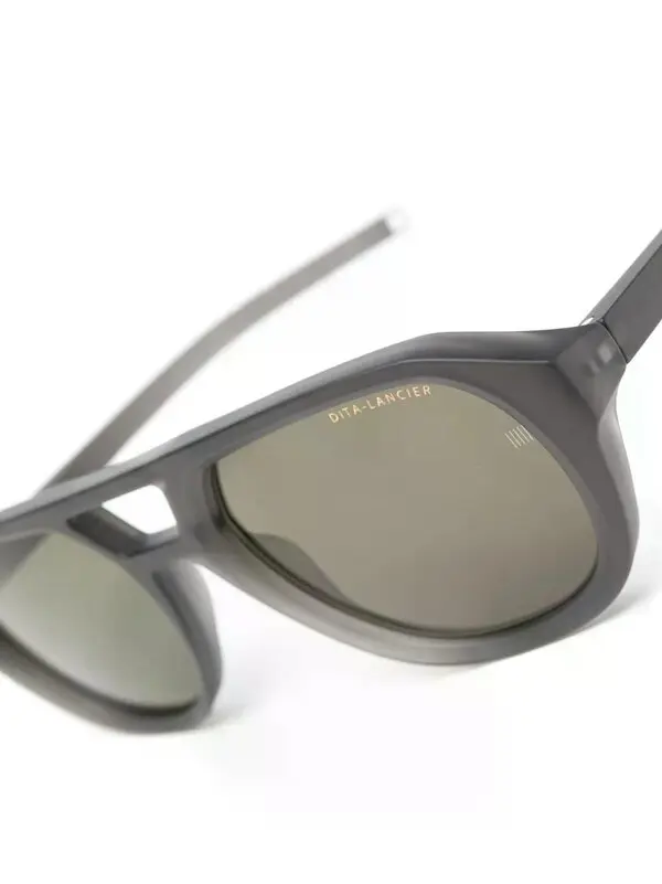 Dita Pilot-frame Logo Sunglasses
