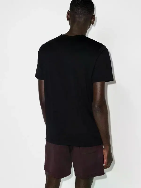 Sunspel Short-sleeve Cotton T-shirt - Black
