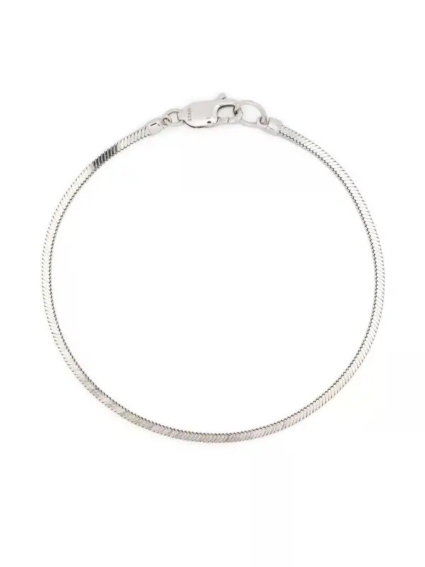 MISSOMA Square Snake-chain Sterling Bracelet - Silver