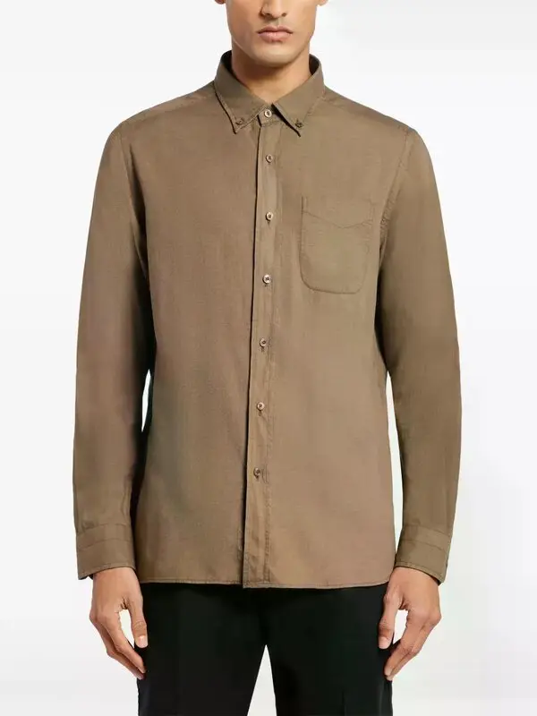 TOM FORD Patch-pocket Button-down Shirt