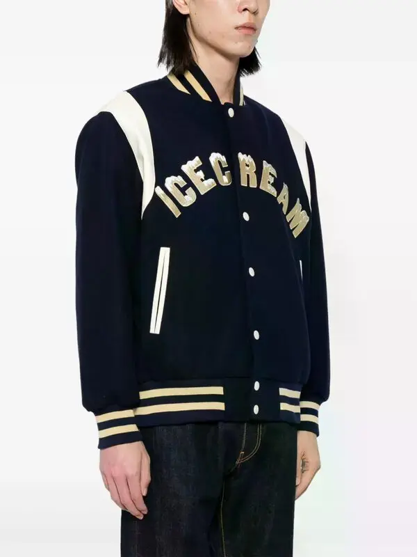 ICECREAM Drippy Varsity Jacket