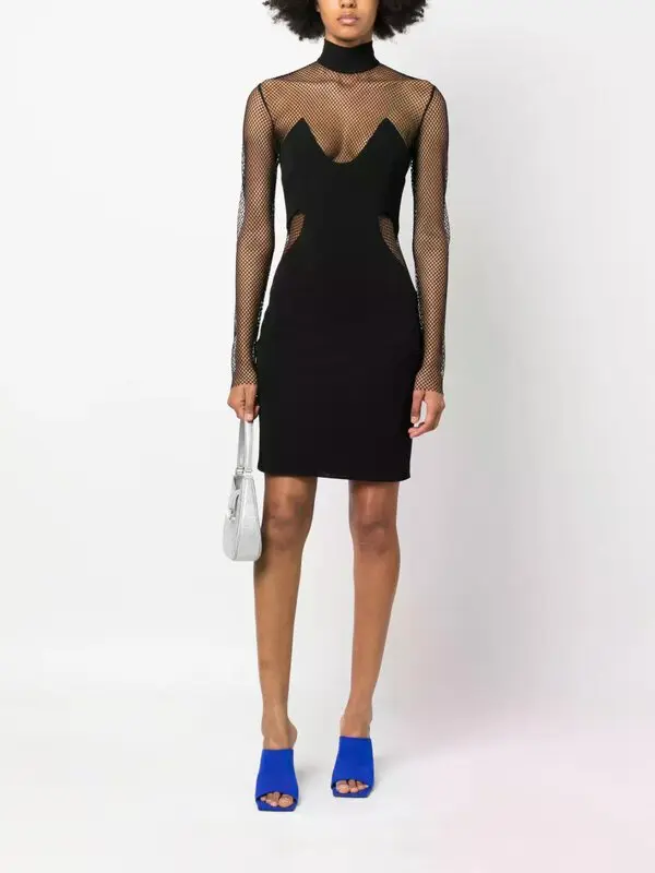 TOM FORD Illusion Mesh-panel Minidress