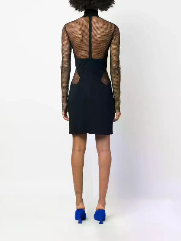 TOM FORD Illusion Mesh-panel Minidress