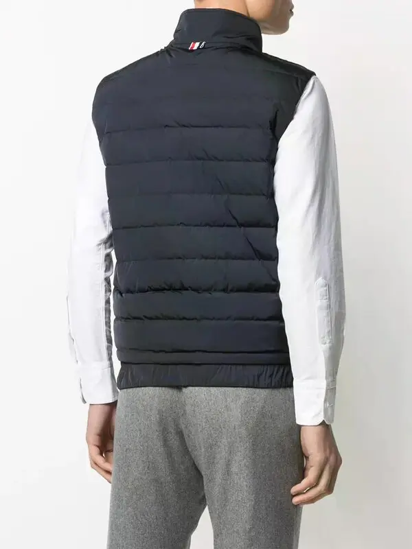Thom Browne 4-bar Motif Puffer Gilet