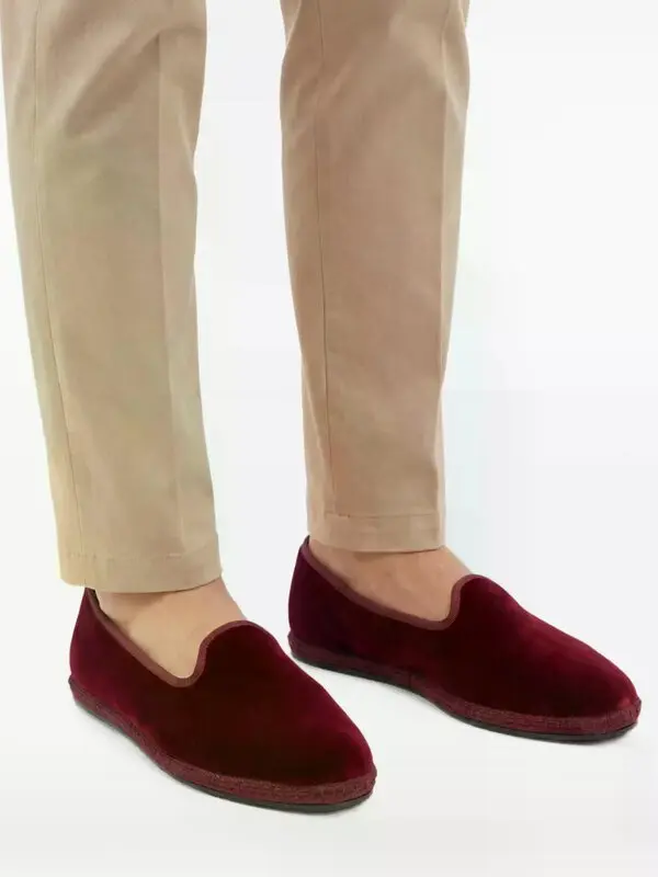 SCAROSSO Valentina Slip-on Slippers - Red
