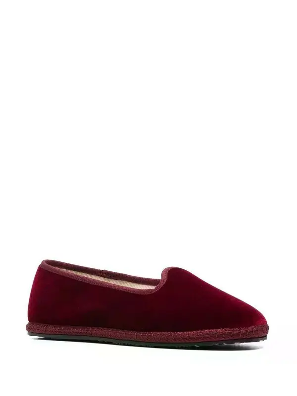 SCAROSSO Valentina Slip-on Slippers - Red