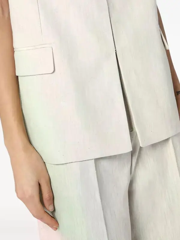 Erika Cavallini Davide Waistcoat - Neutrals