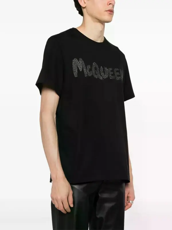 Alexander McQueen Logo-print Cotton T-shirt