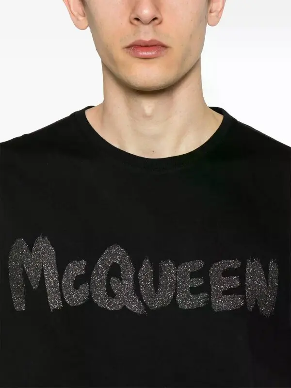 Alexander McQueen Logo-print Cotton T-shirt