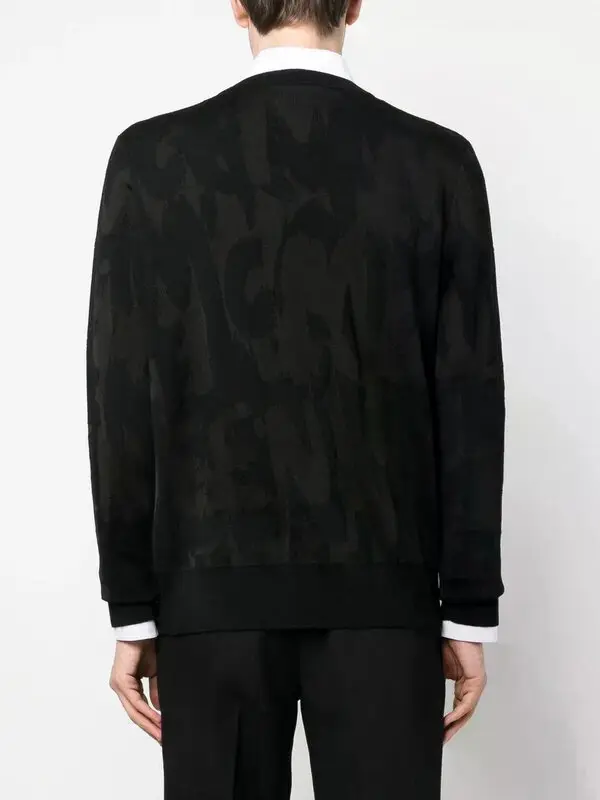 Alexander McQueen Intarsia-knit Logo Sweater