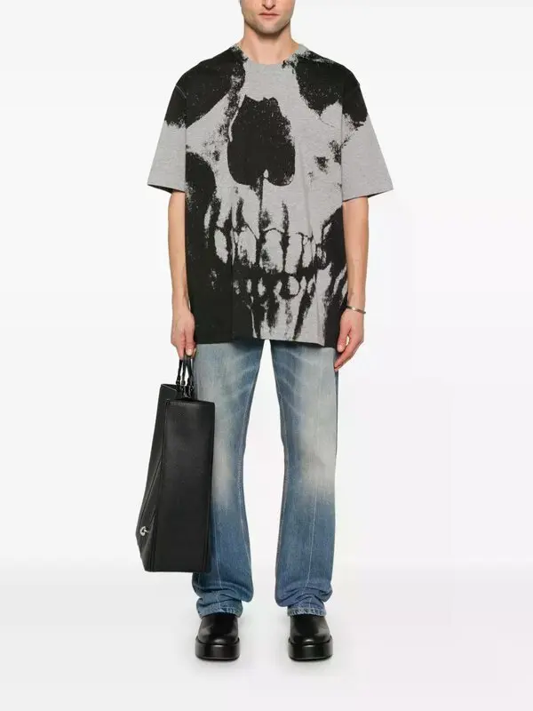 Alexander McQueen Skull T-shirt - Grey