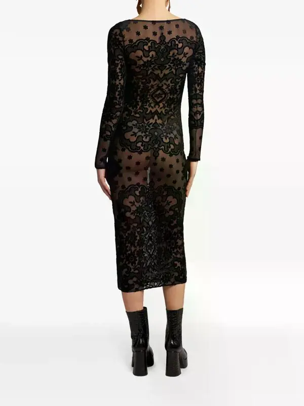 Etro Paisley Velvet Dress