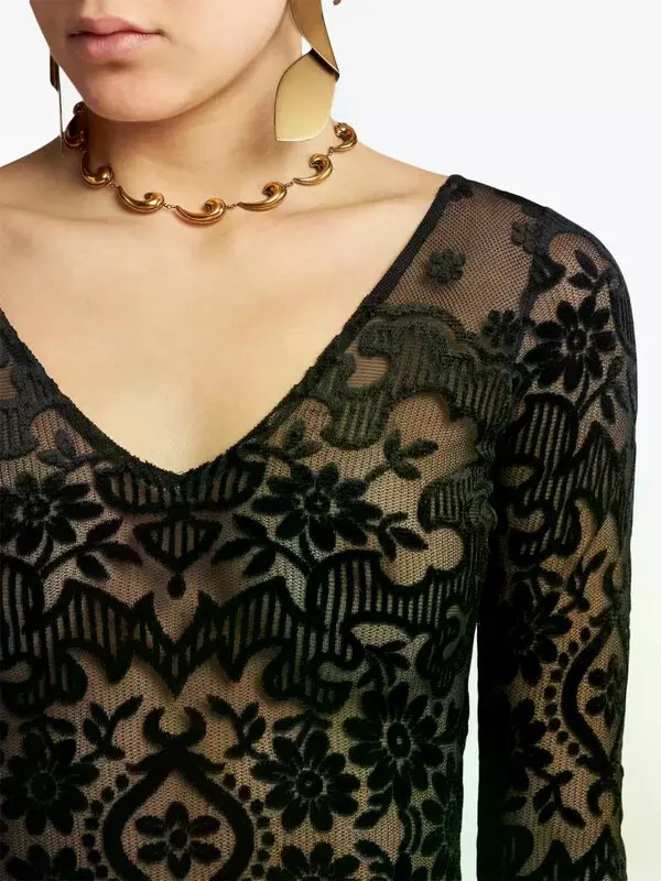 Etro Paisley Velvet Dress