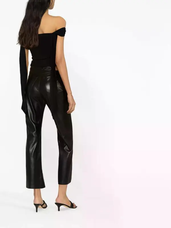 Nanushka Cropped Kick Flare Trousers