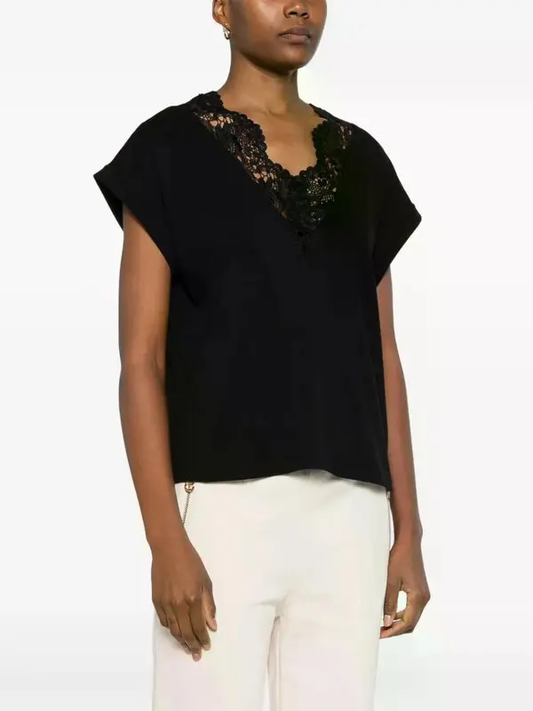 TWINSET Lace-detail T-shirt