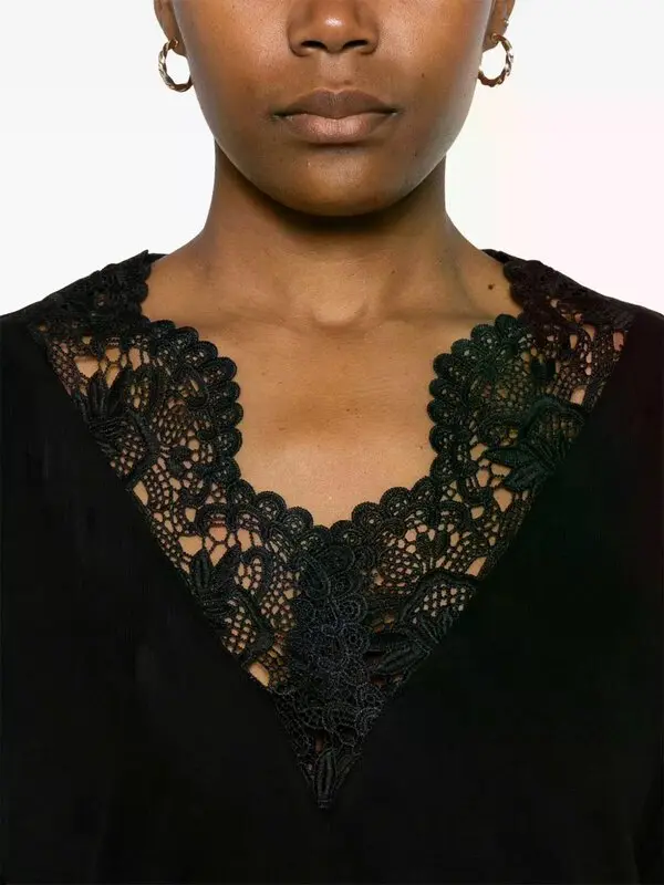 TWINSET Lace-detail T-shirt