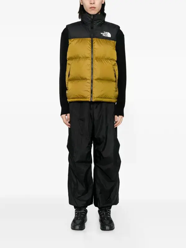 The North Face Retro Nuptse Reversible Padded Gilet - Neutrals