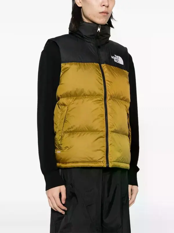 The North Face Retro Nuptse Reversible Padded Gilet - Neutrals