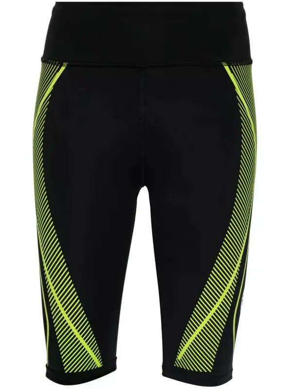 Adidas By Stella McCartney Logo-print Biker Shorts - Black