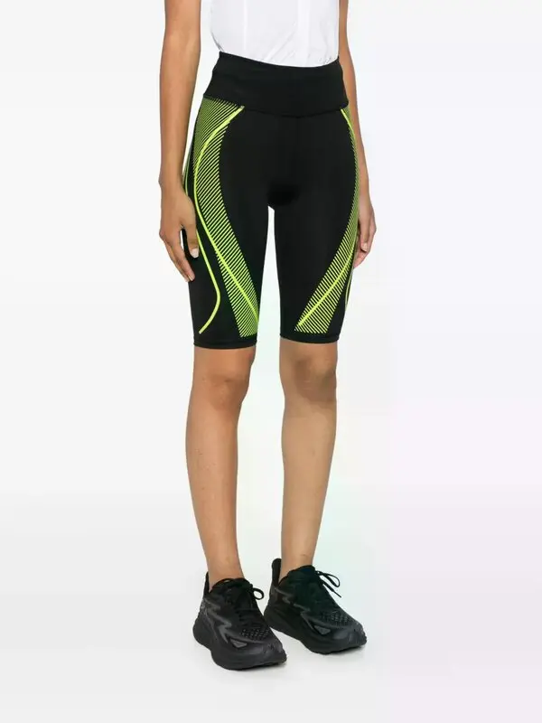 Adidas By Stella McCartney Logo-print Biker Shorts