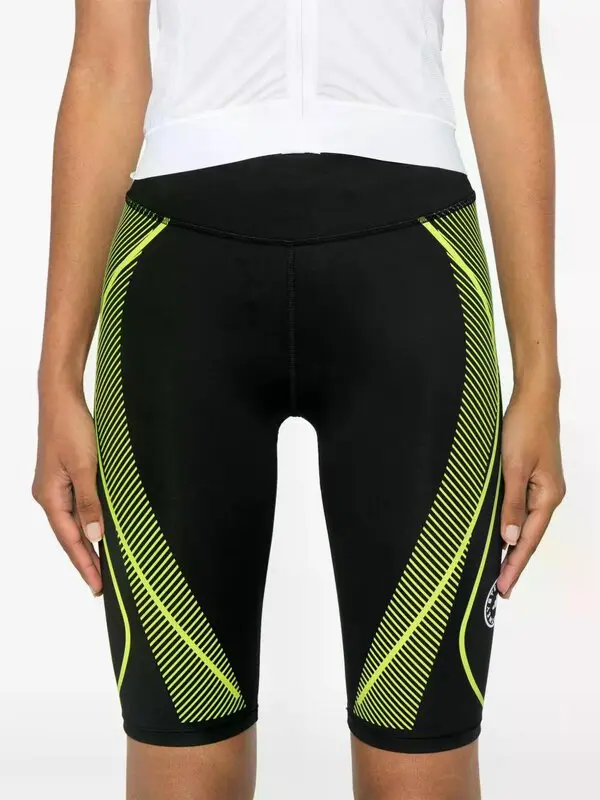 Adidas By Stella McCartney Logo-print Biker Shorts