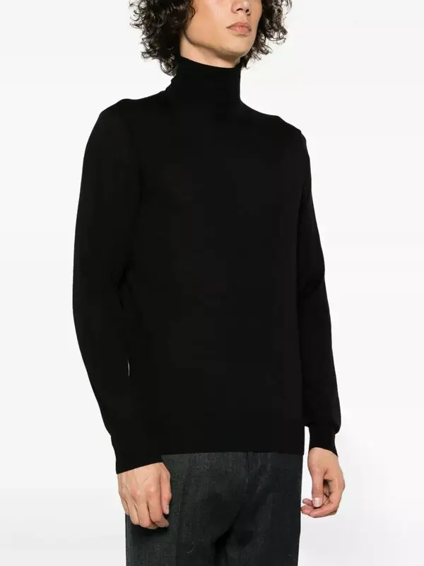 BALLANTYNE Roll-neck Fine-knit Jumper