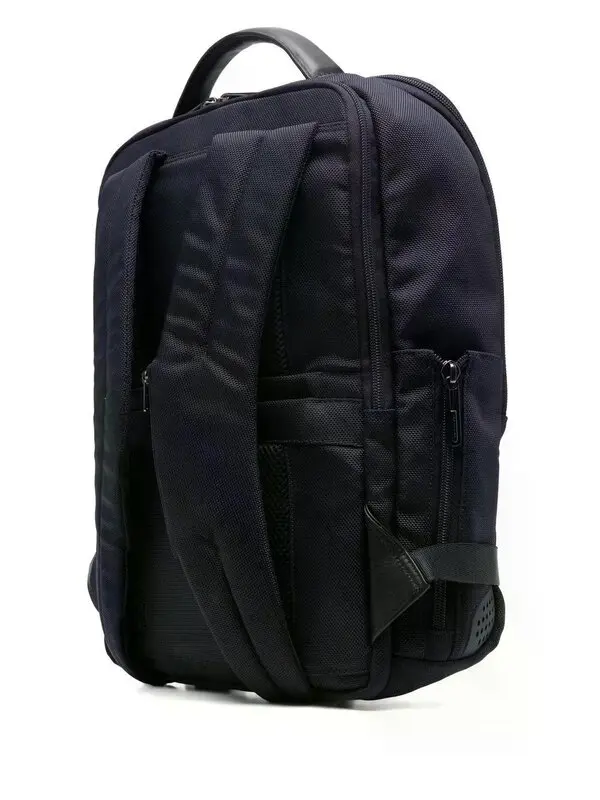 PIQUADRO Logo-patch Backpack - Blue