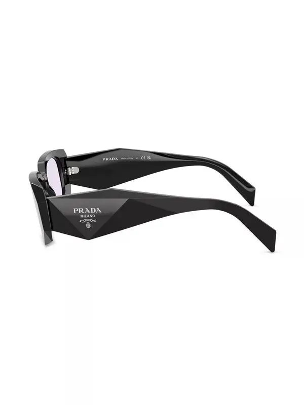 Prada Rectangle Frame Sunglasses - Black